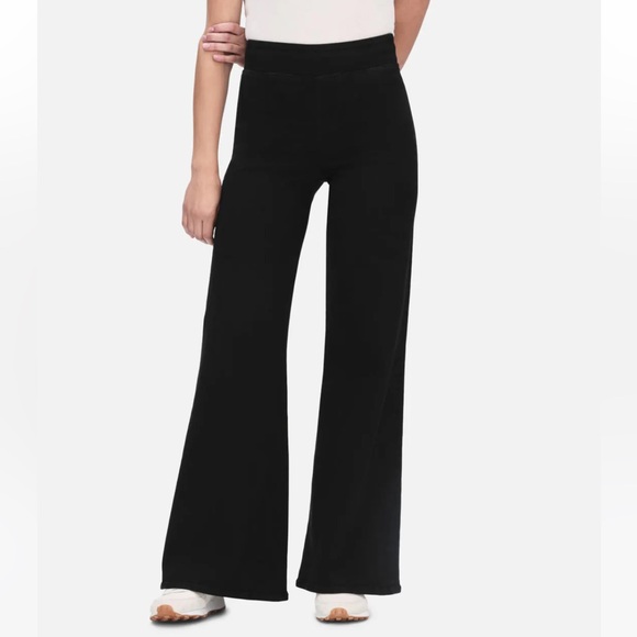 Frame Denim | Jeans | Frame Black The Jetset Wide Leg In Sheen Noir ...